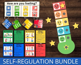 Self-regulation Zones ULTIMATE BUNDLE Calming Corner Tools - Etsy