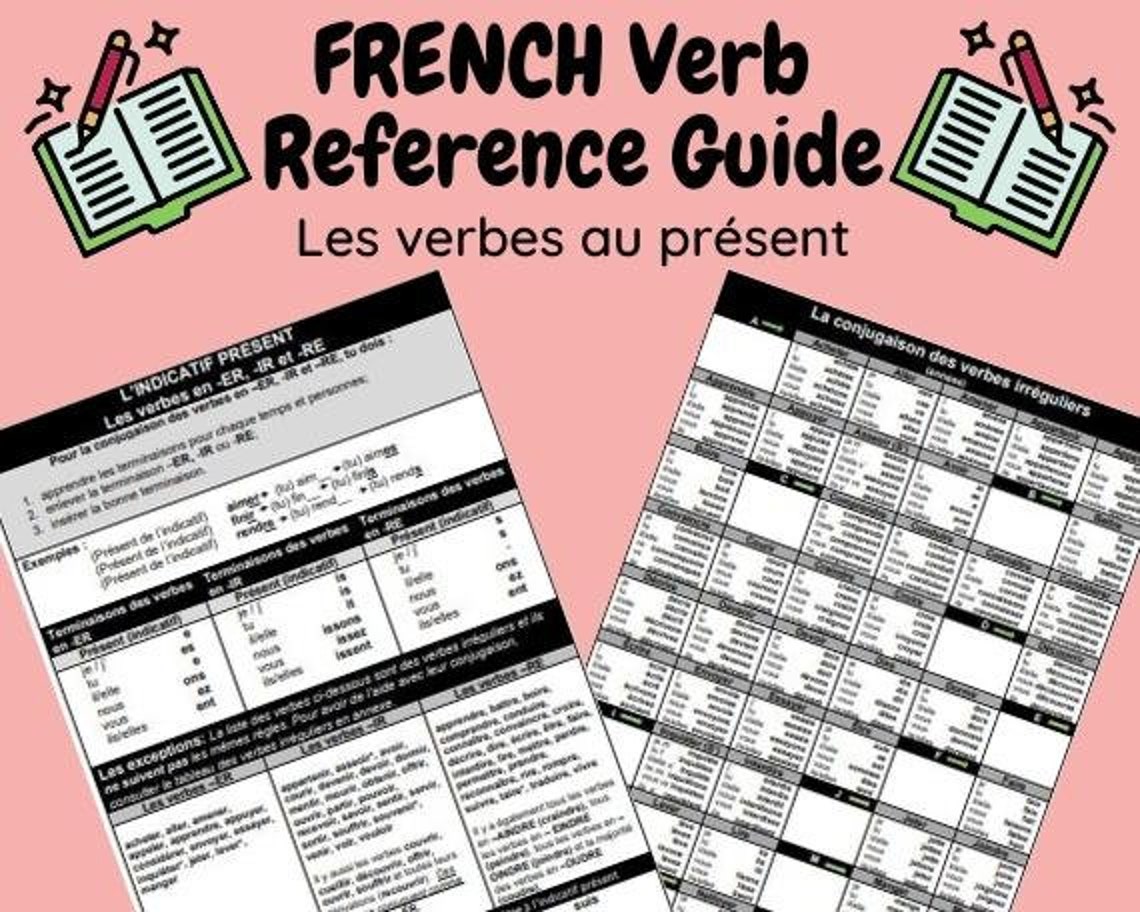 FRENCH FRUIT PRINTABLE Flashcards Basic French Vocabulary | Etsy