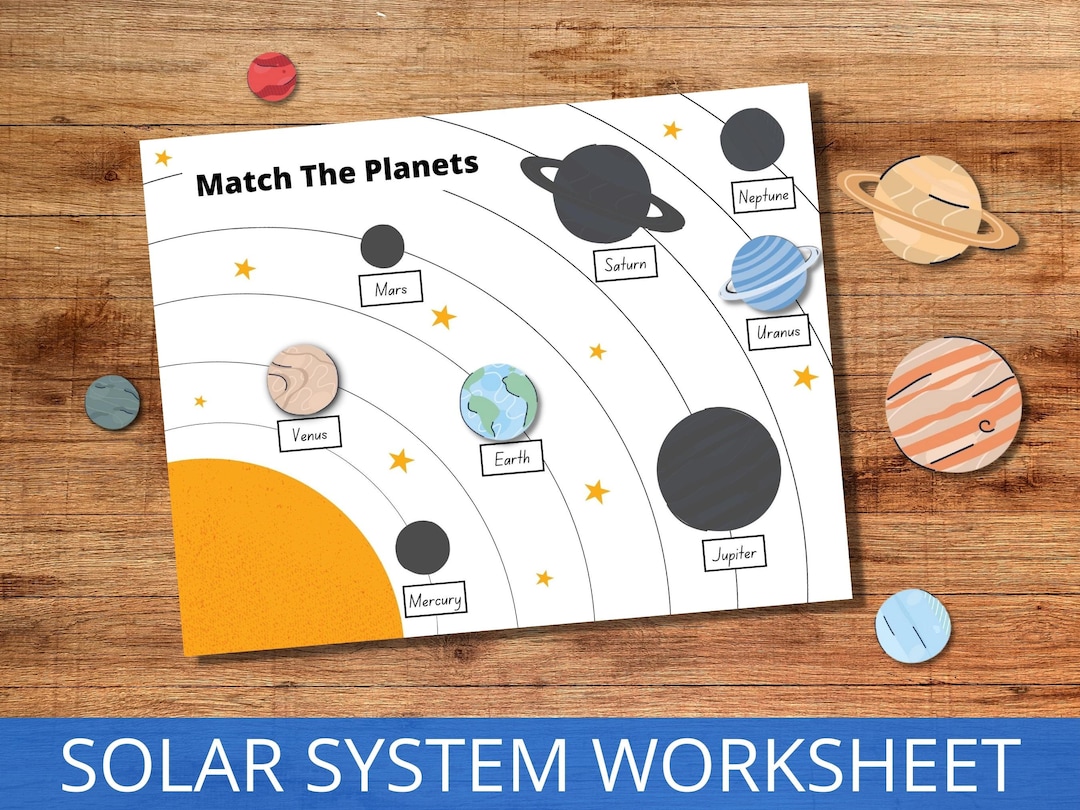 Solar System Worksheets, Planets Busy Book Pages, Preschool Busy Binder ...