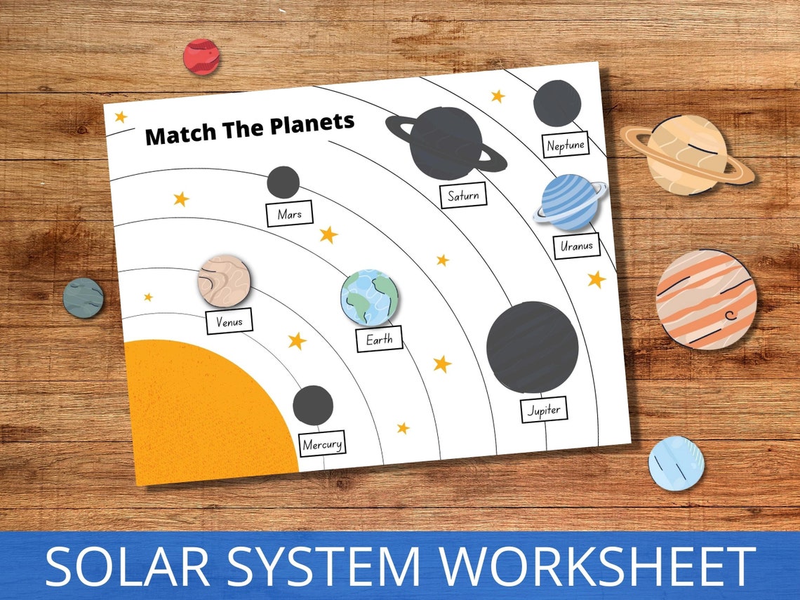 Solar System Worksheets, Planets Busy Book Pages, Preschool Busy Binder ...