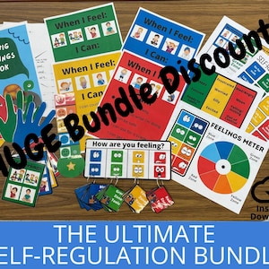 Self-regulation Zones BUNDLE, Calming Corner Tools, Identifying ...