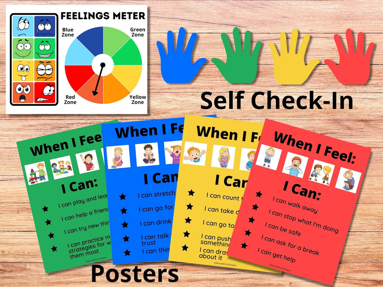 Self-regulation Zones ULTIMATE BUNDLE, Calming Corner Tools, Emotional ...