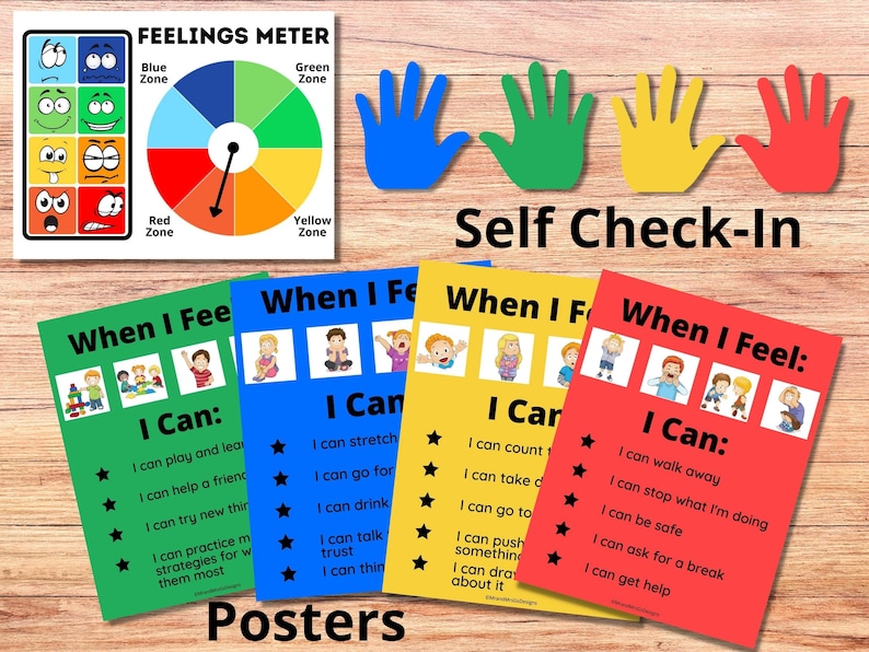 Self Regulation Zones Ultimate Bundle Calming Corner Tools Etsy