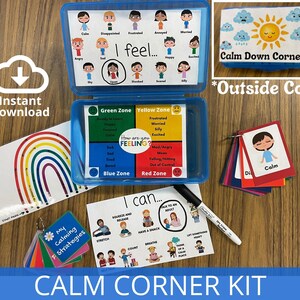 Emotional Regulation Tool, Self-regulation Support, Calming Corner ...