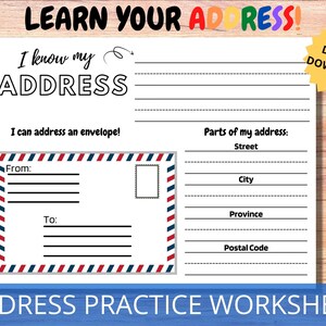 Life Skills for Kids Printable Bundle, Telling Time, Phone Number Game ...