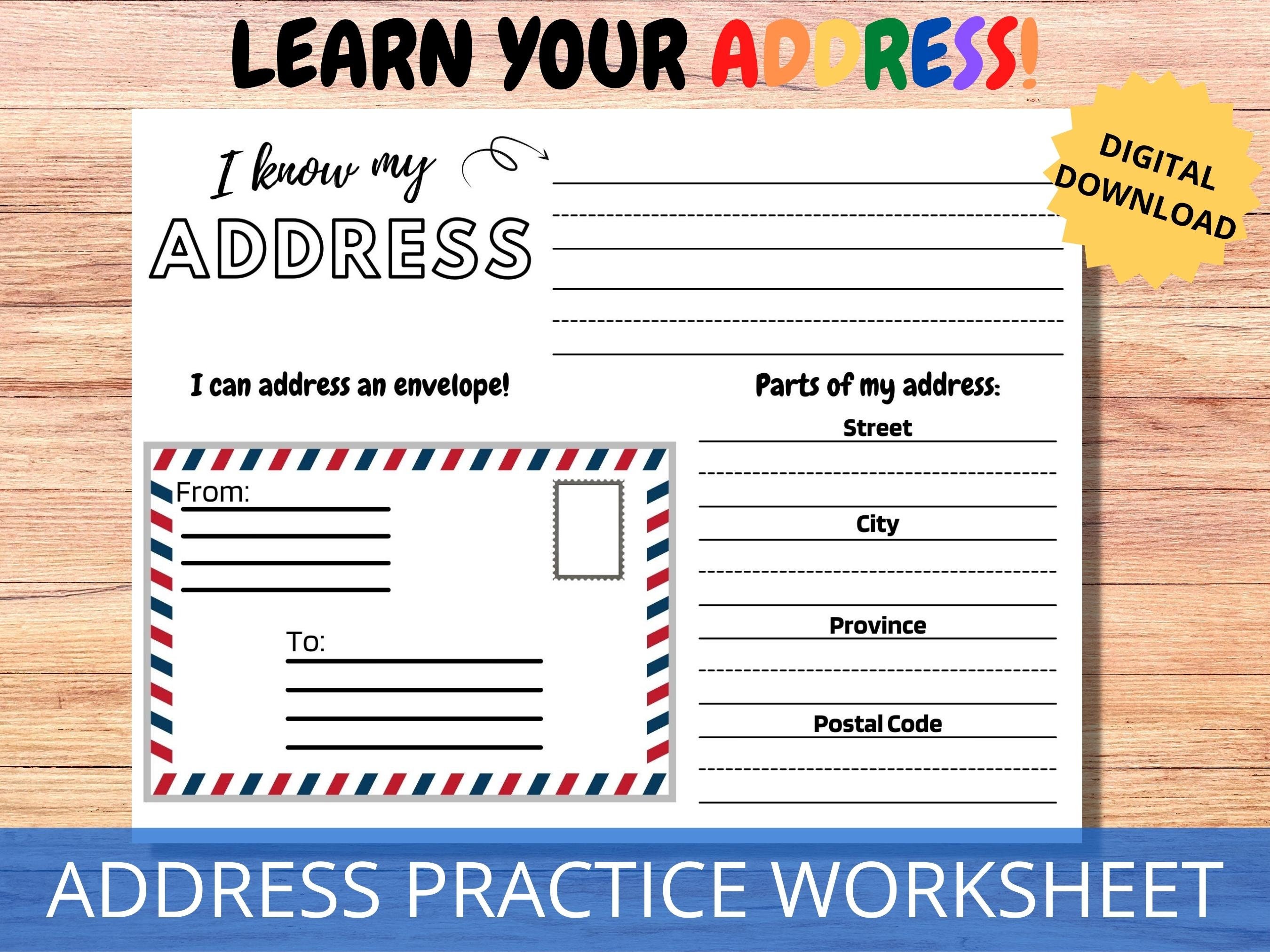 Life Skills for Kids Printable Bundle, Telling Time, Phone Number Game ...