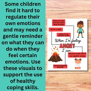 Self-regulation Coping Strategies Posters, Feelings Chart for Kids ...