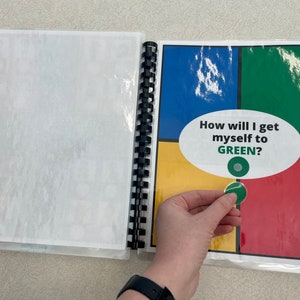 Emotional Regulation Workbook for Kids, Calming Corner Tool, Self ...