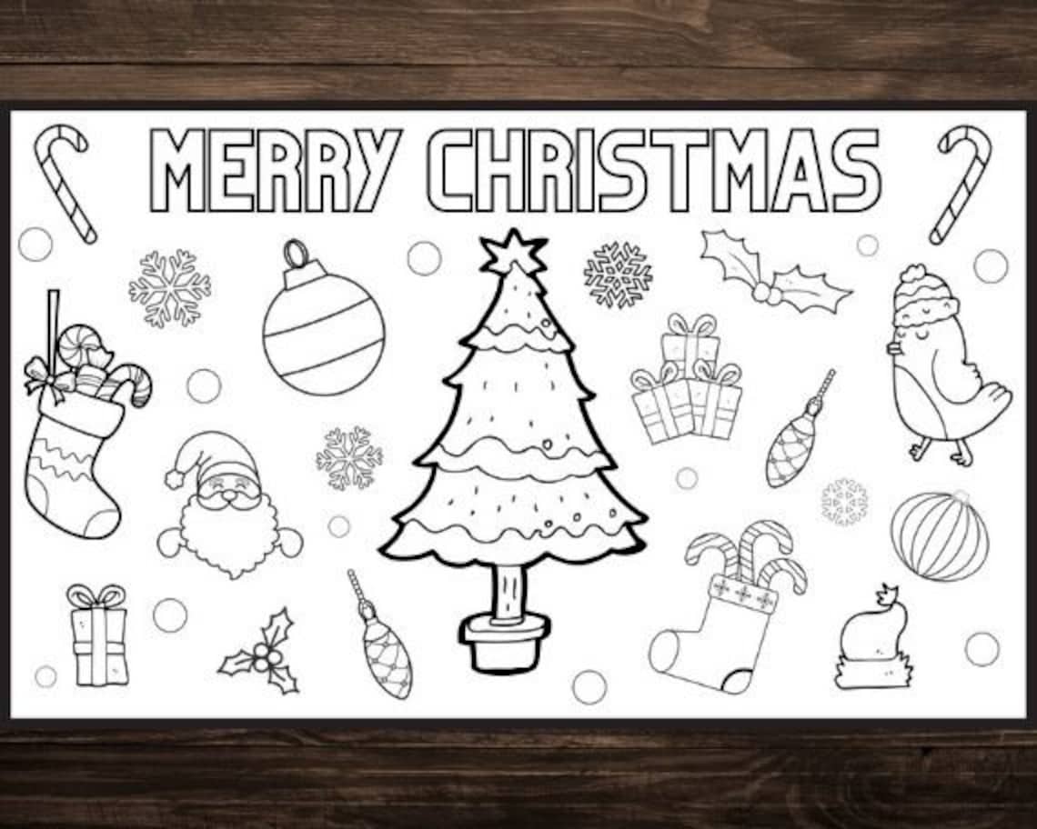 Printable Advent Calendar Christmas Countdown Activity Kids - Etsy