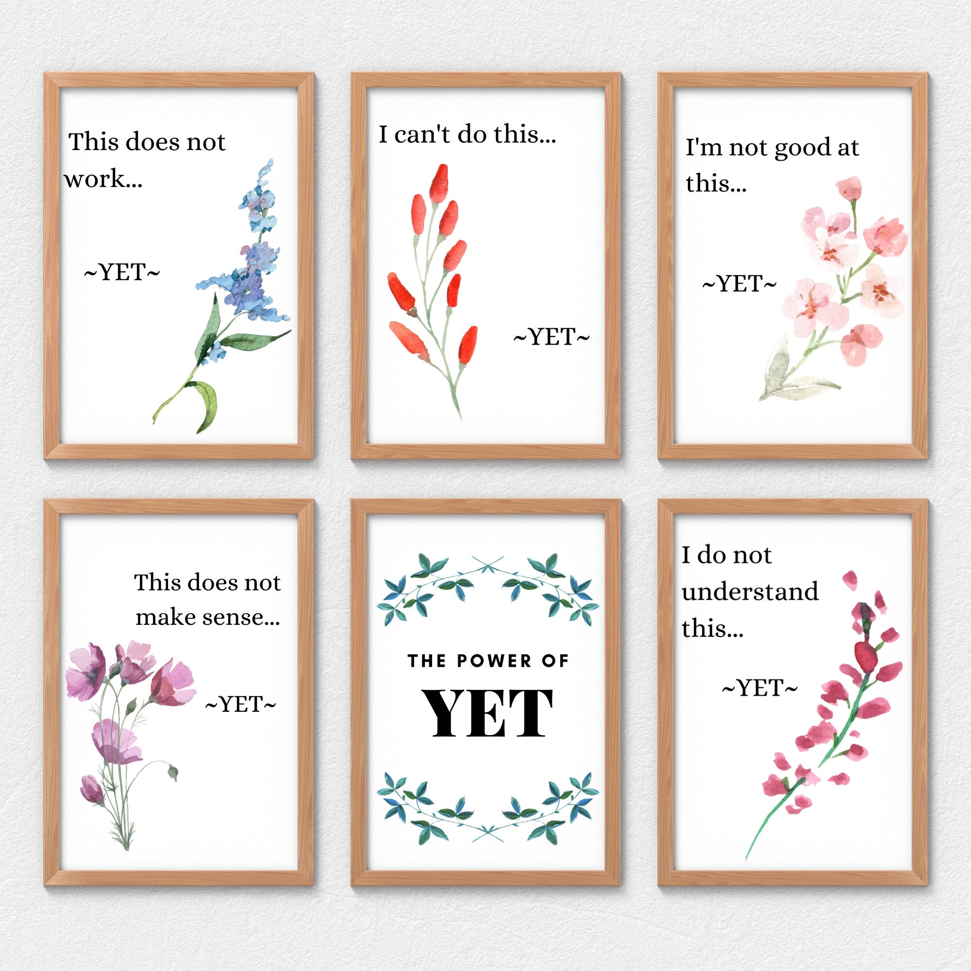 Growth Mindset Poster, Overcoming Negative Thoughts, Growth Vs Fixed ...