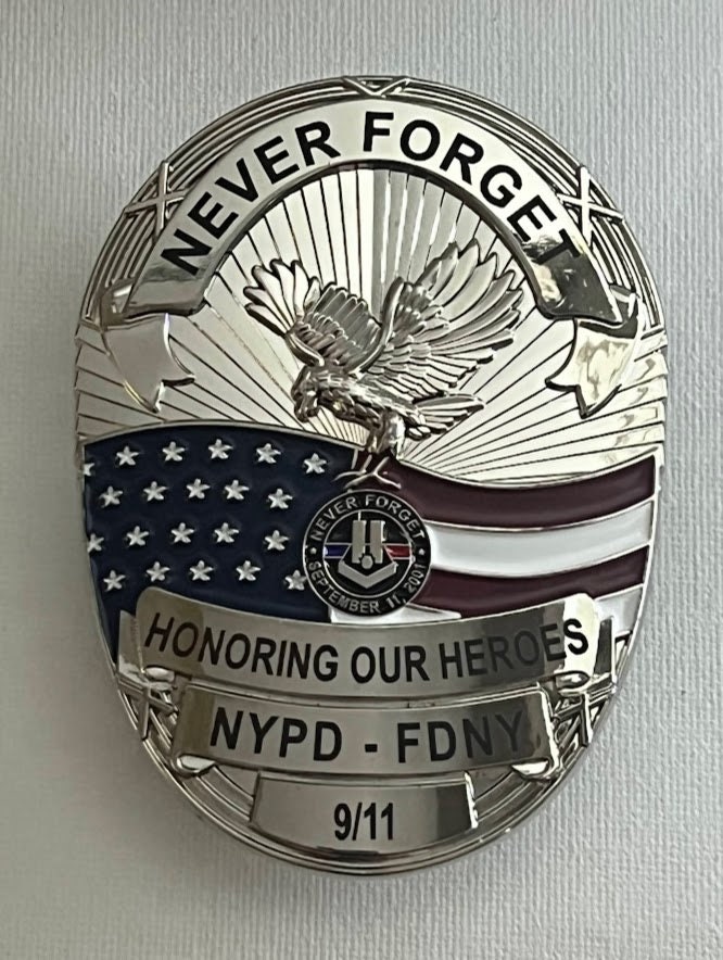 Limited Edition 9/11 Memorial Police Badge - Etsy