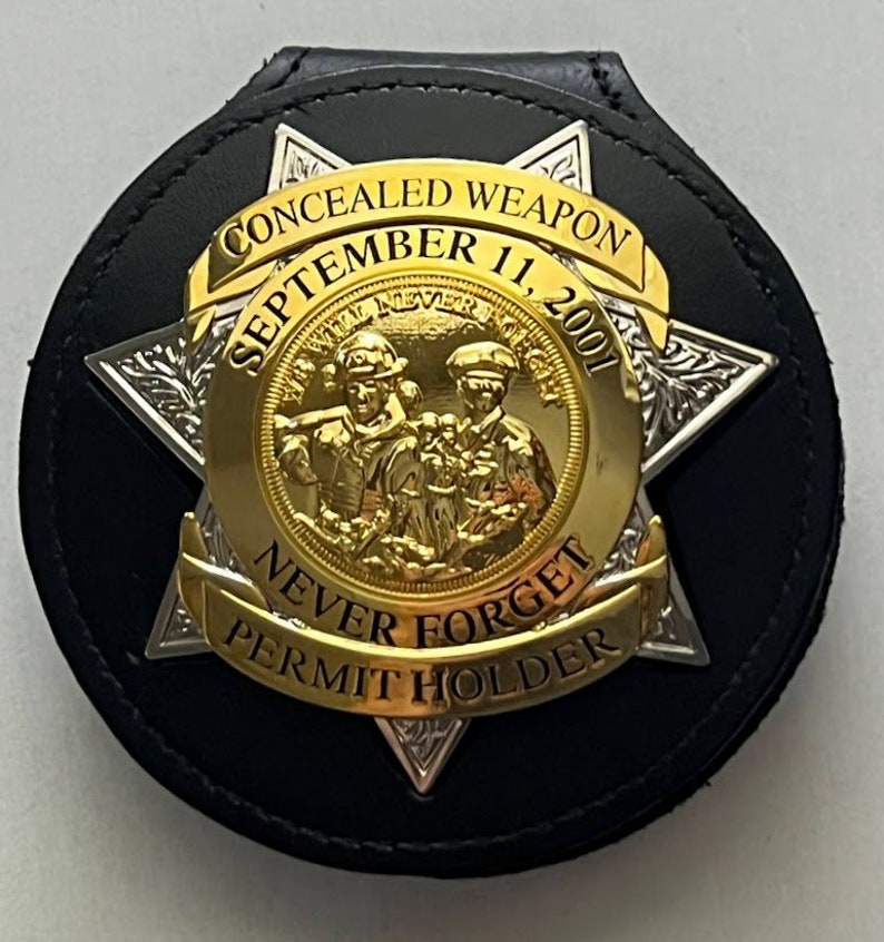 CCW Concealed Weapon Badge - 9/11 Memorial Badge - Etsy