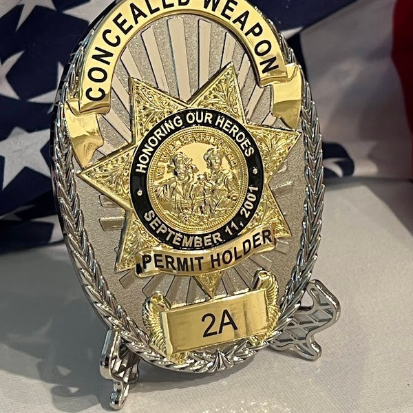 Concealed Carry Badge - Etsy