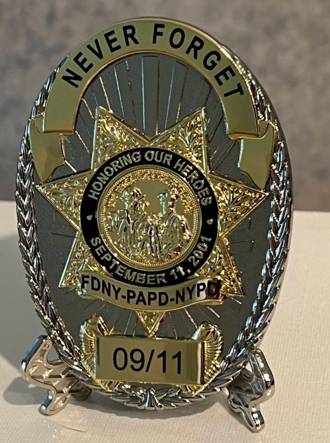 Limited Edition 9/11 Memorial Police Badge - Etsy