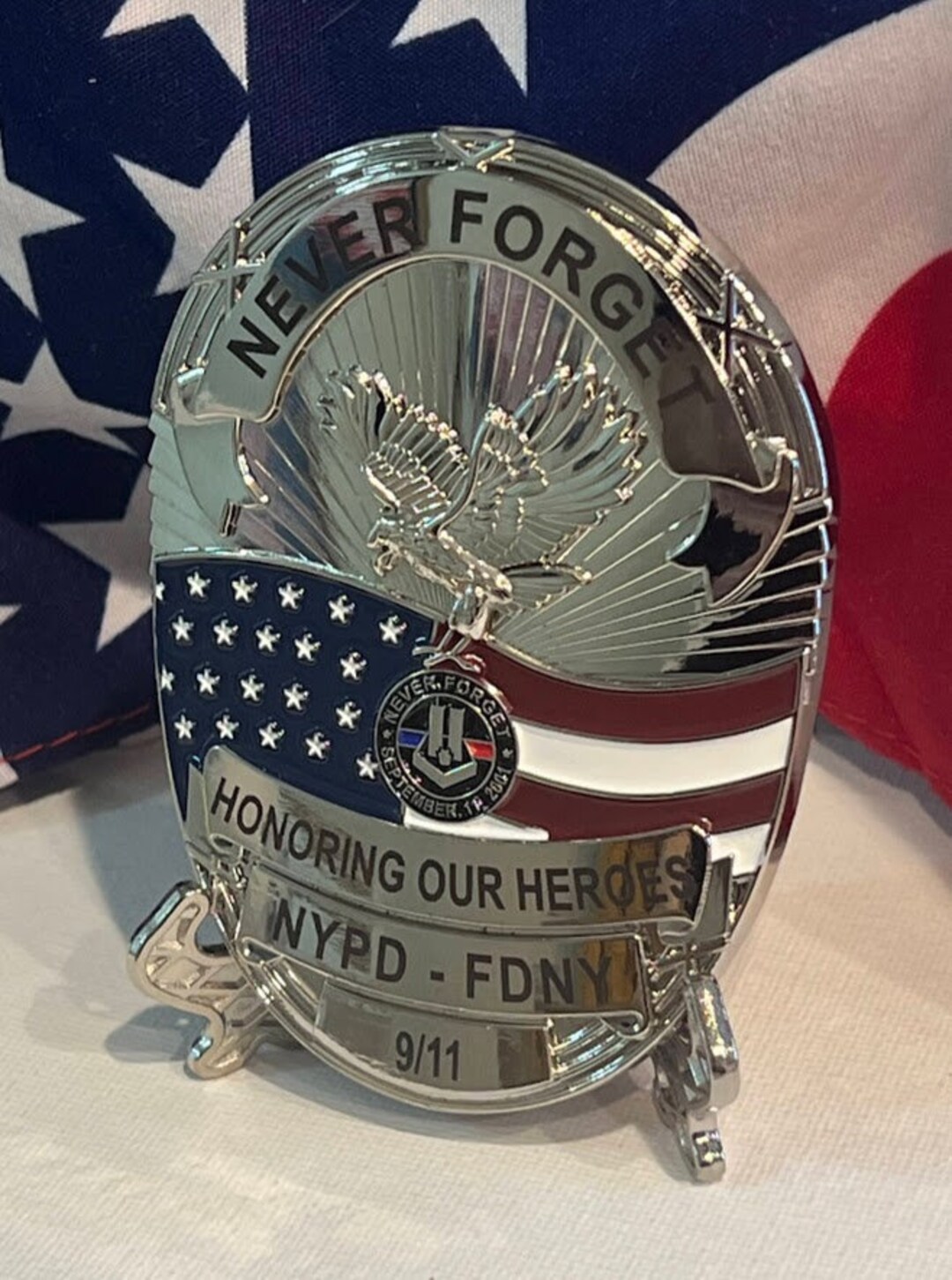 Limited Edition 9/11 Memorial Police Badge - Etsy
