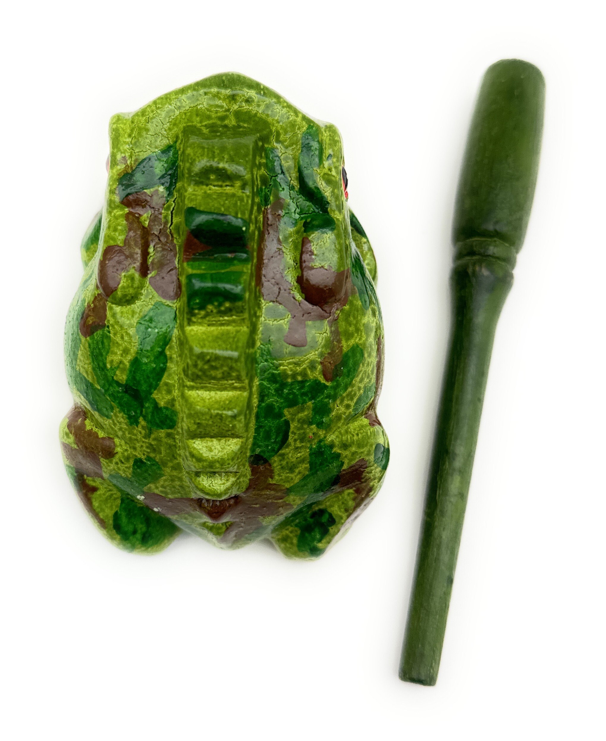 3 Colorful Wood Croaking Army Musical Frog Percussion Drum Rasp ...