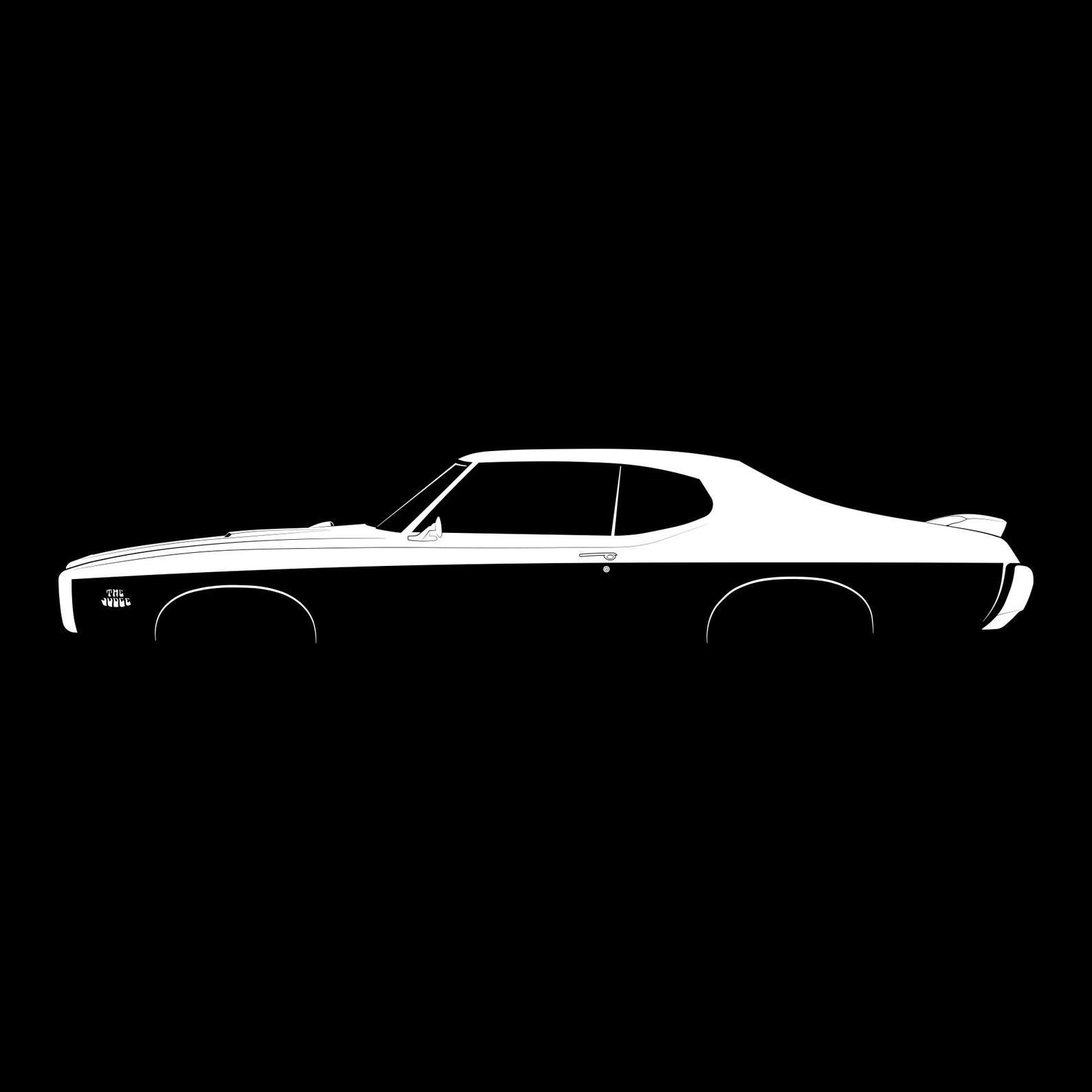 GTO "the Judge" (1969) Silhouette Vector File - Etsy