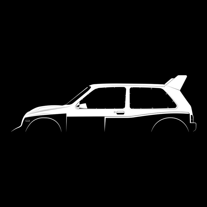 Metro 6R4 Silhouette Vector File - Etsy