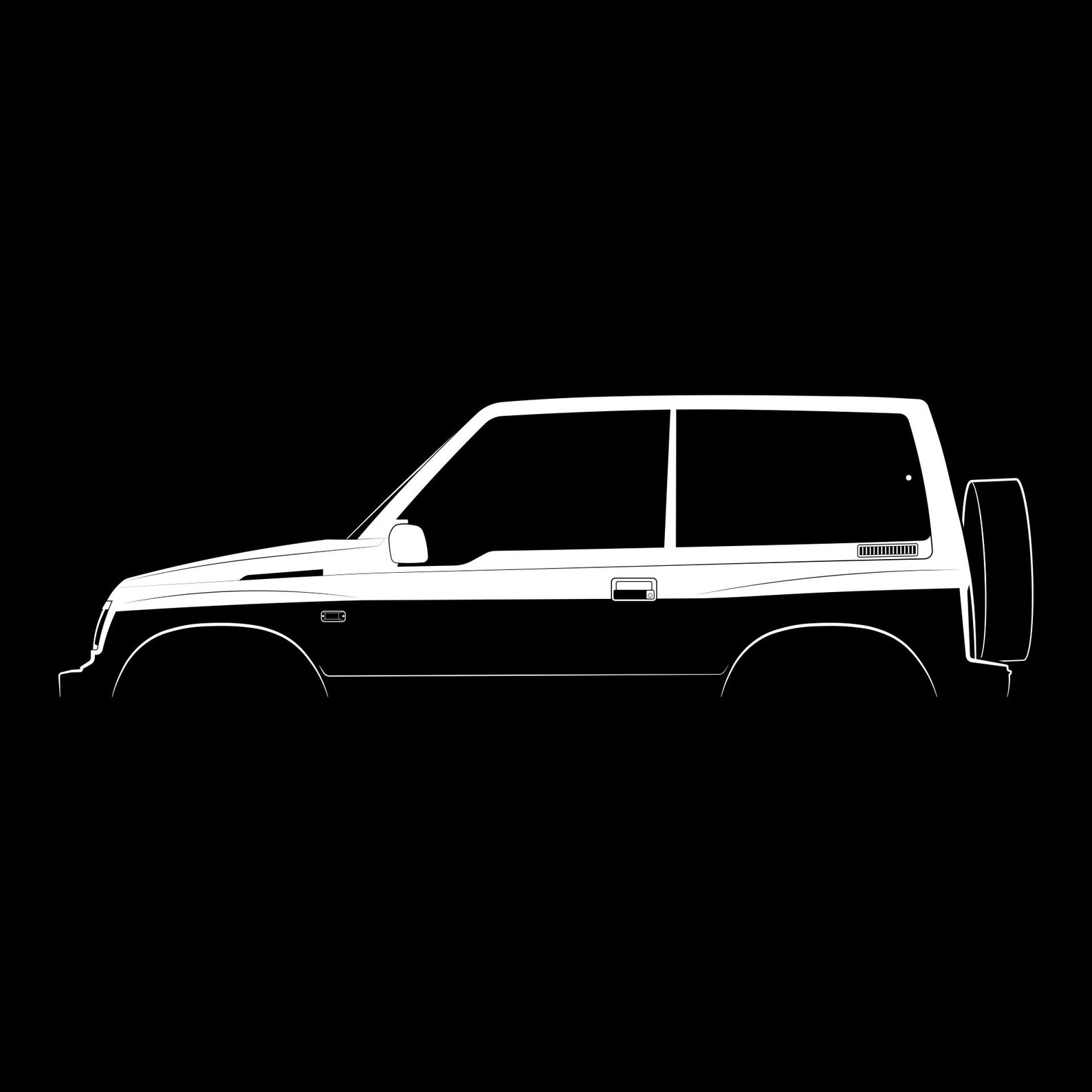 Vitara (1988) Silhouette Vector File - Etsy