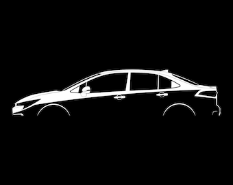 Toyota Corolla Vector File - Etsy