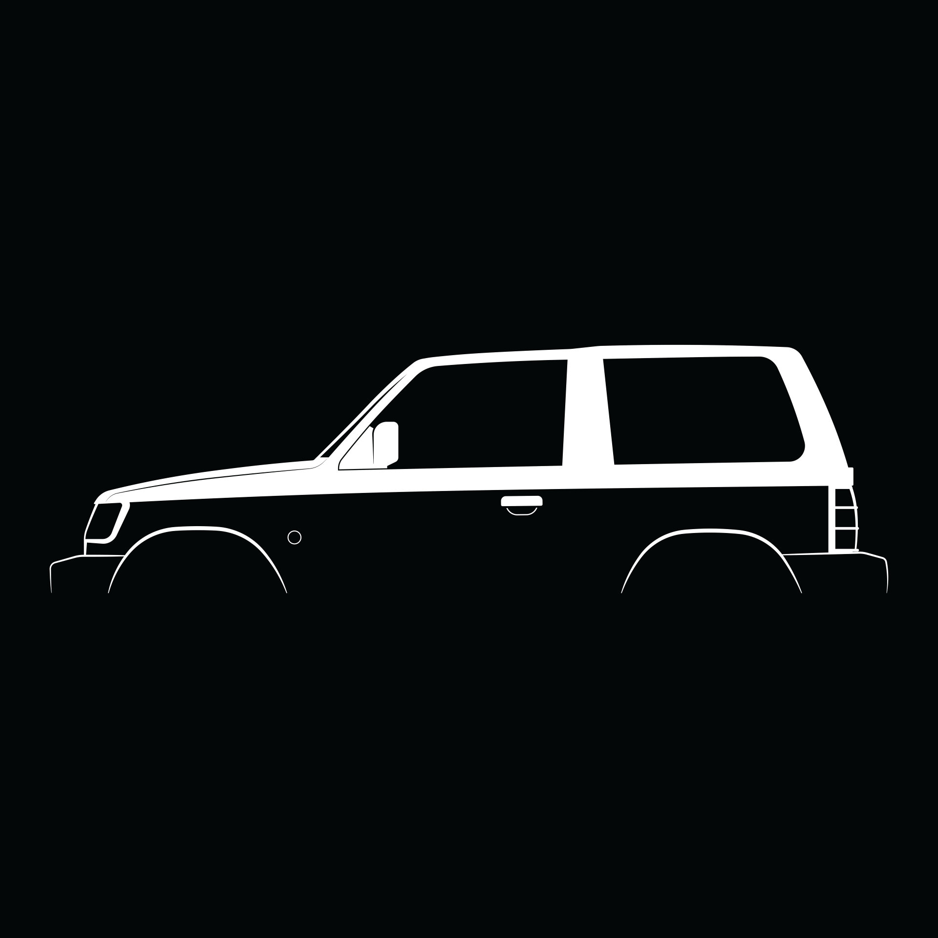 Pajero (1991) Silhouette Vector File - Etsy