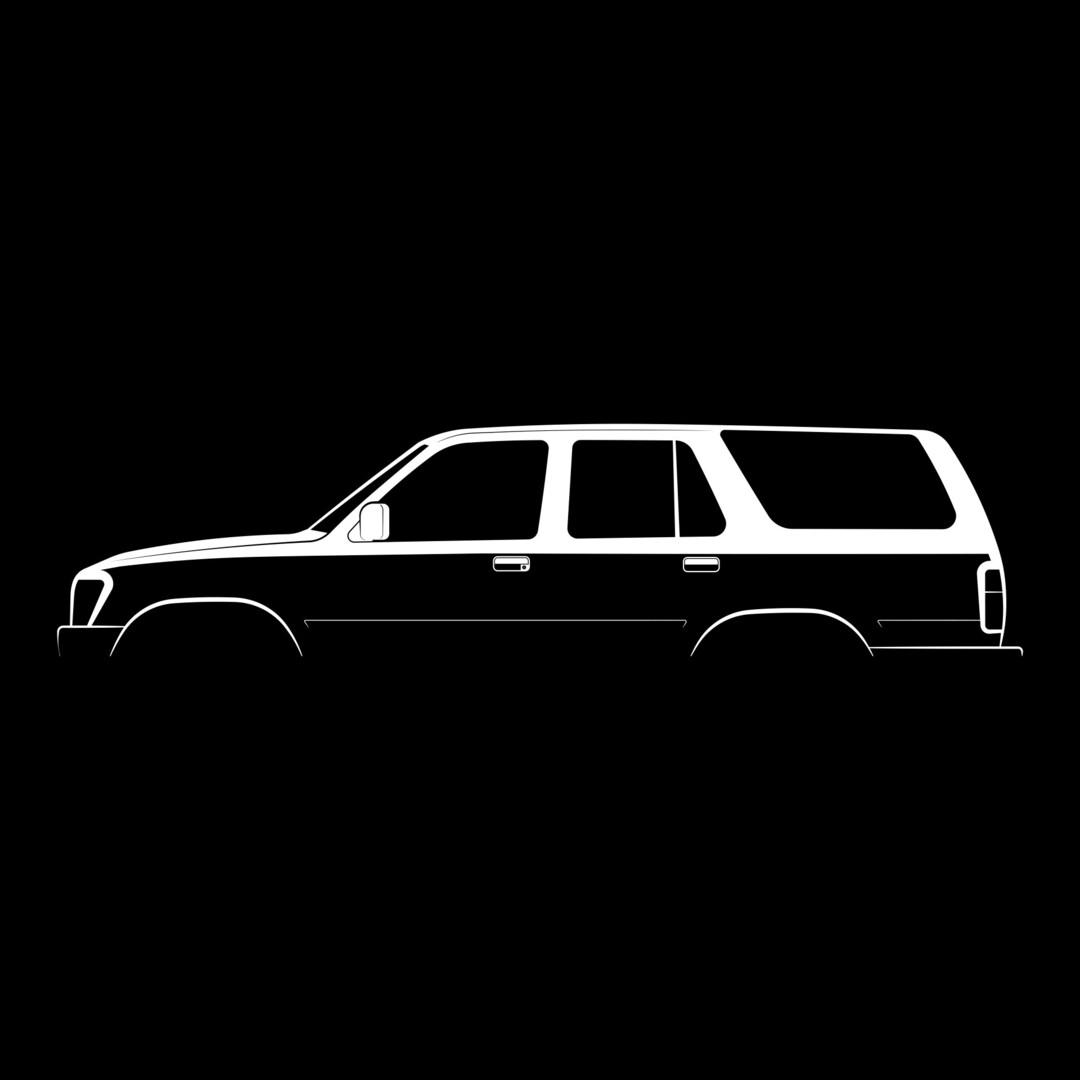 4runner (N120) Silhouette Vector File - Etsy