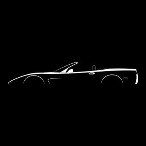Corvette (C5) Silhouette Vector File - Etsy