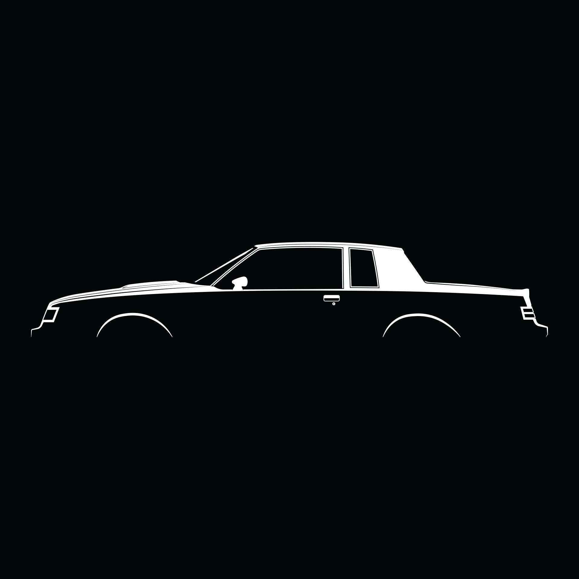 Buick GNX and Grand National Silhouette Vector File - Etsy