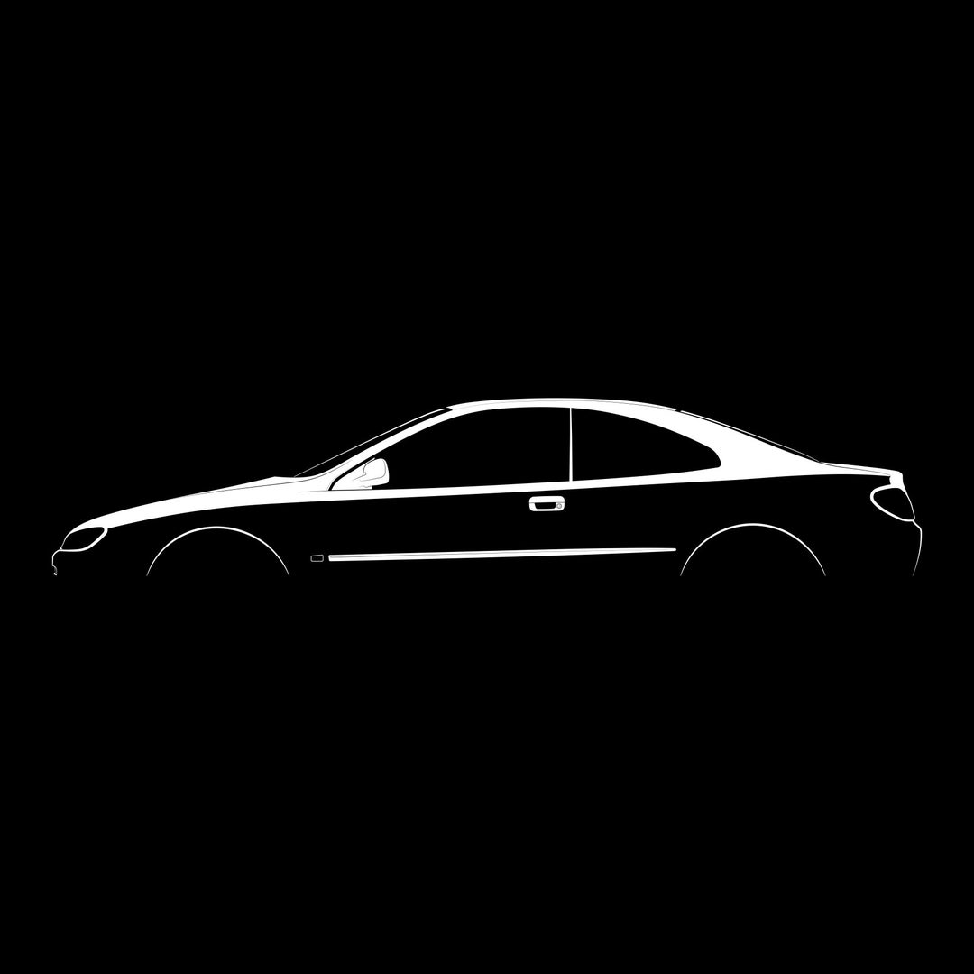 406 Coupe Silhouette Vector File - Etsy