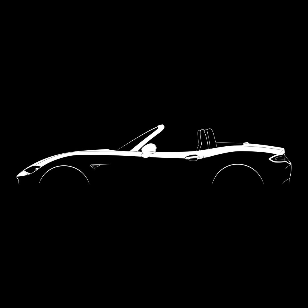 MX-5 Miata (ND) Silhouette Vector File - Etsy