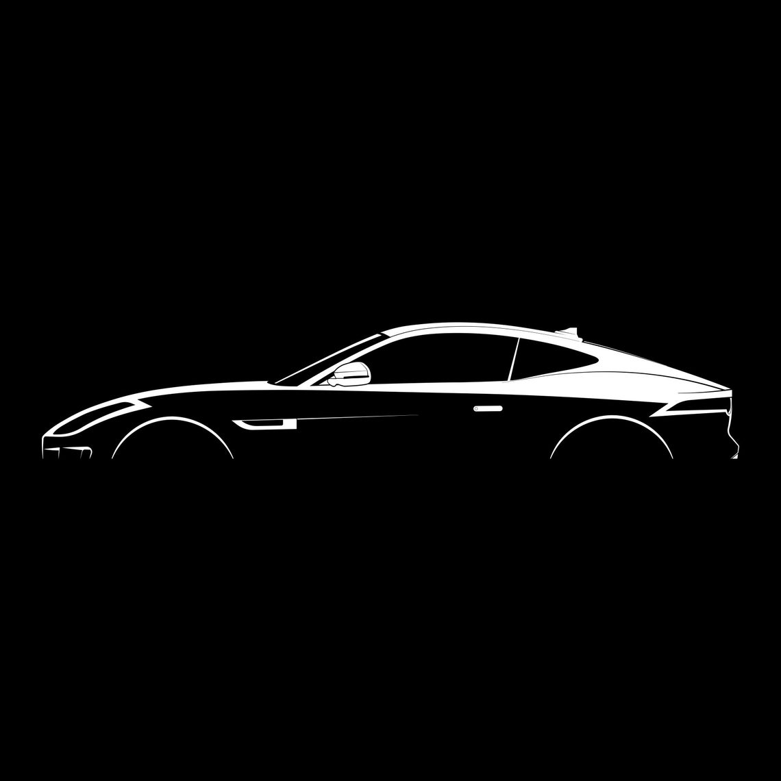 F-type/f-type R/project 7 Silhouette Vector File - Etsy