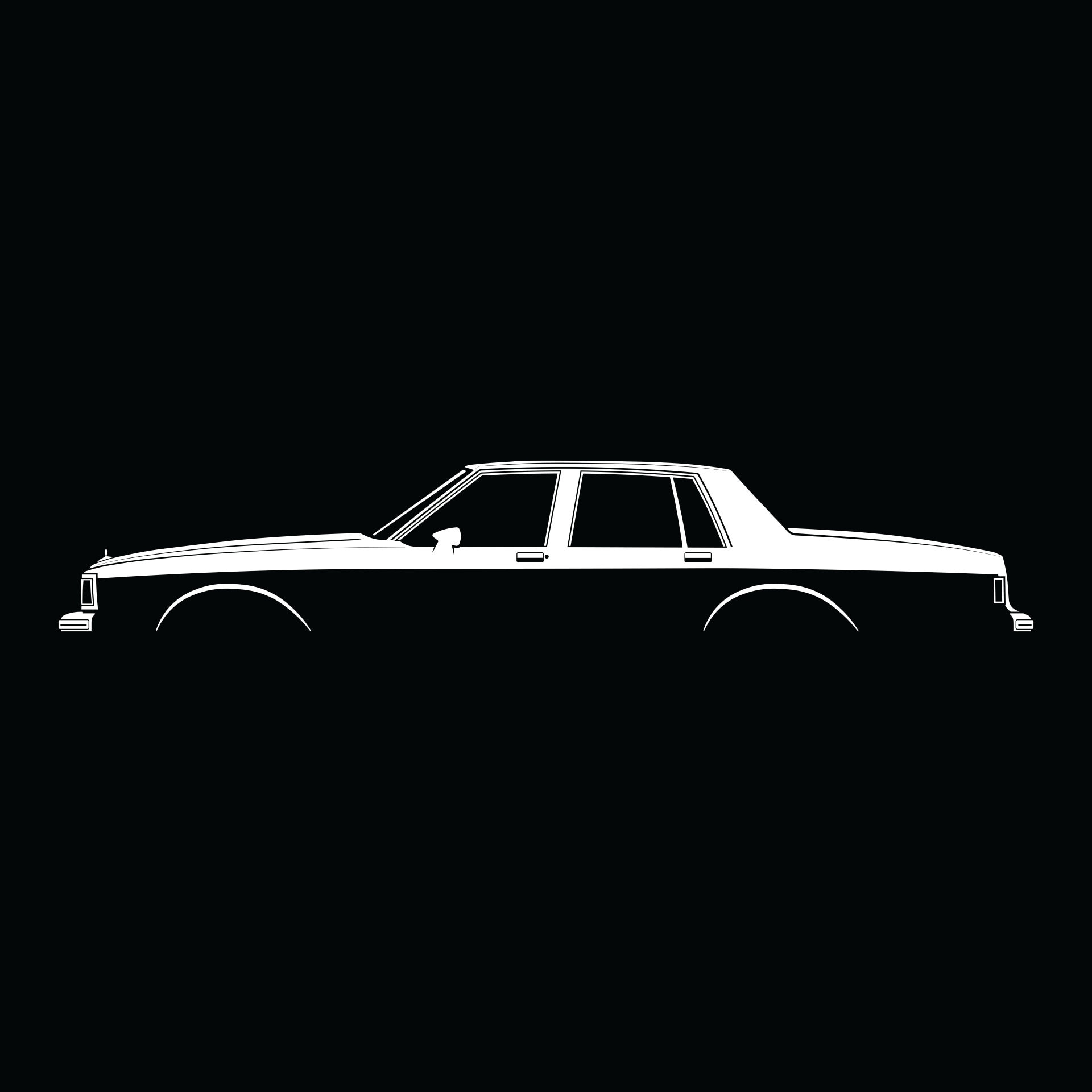 Caprice Sedan and Coupe (1981) Silhouette Vector File - Etsy