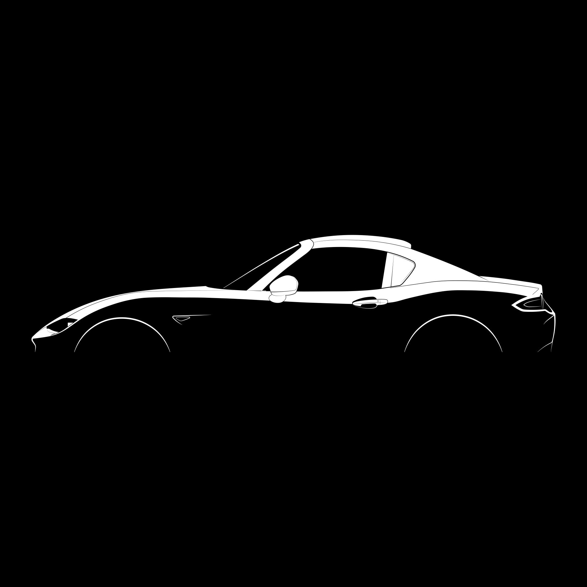 MX-5 Miata (ND) Silhouette Vector File - Etsy