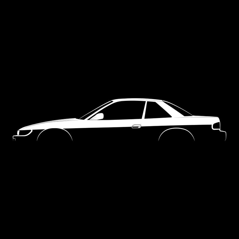 Silvia (S13) Silhouette Vector File - Etsy
