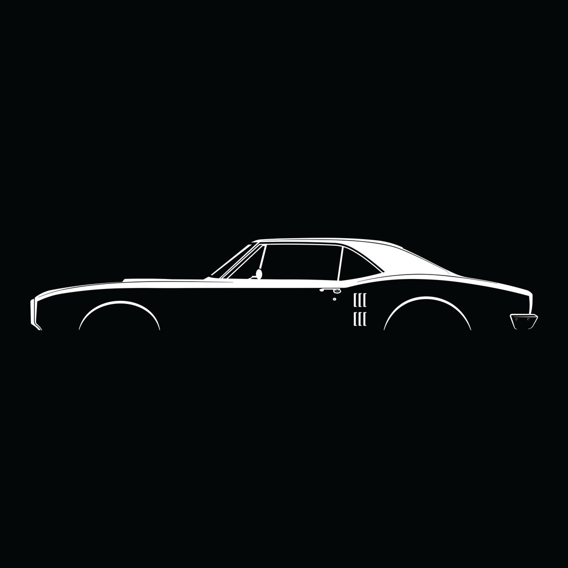 Firebird (1967) Silhouette Vector File - Etsy