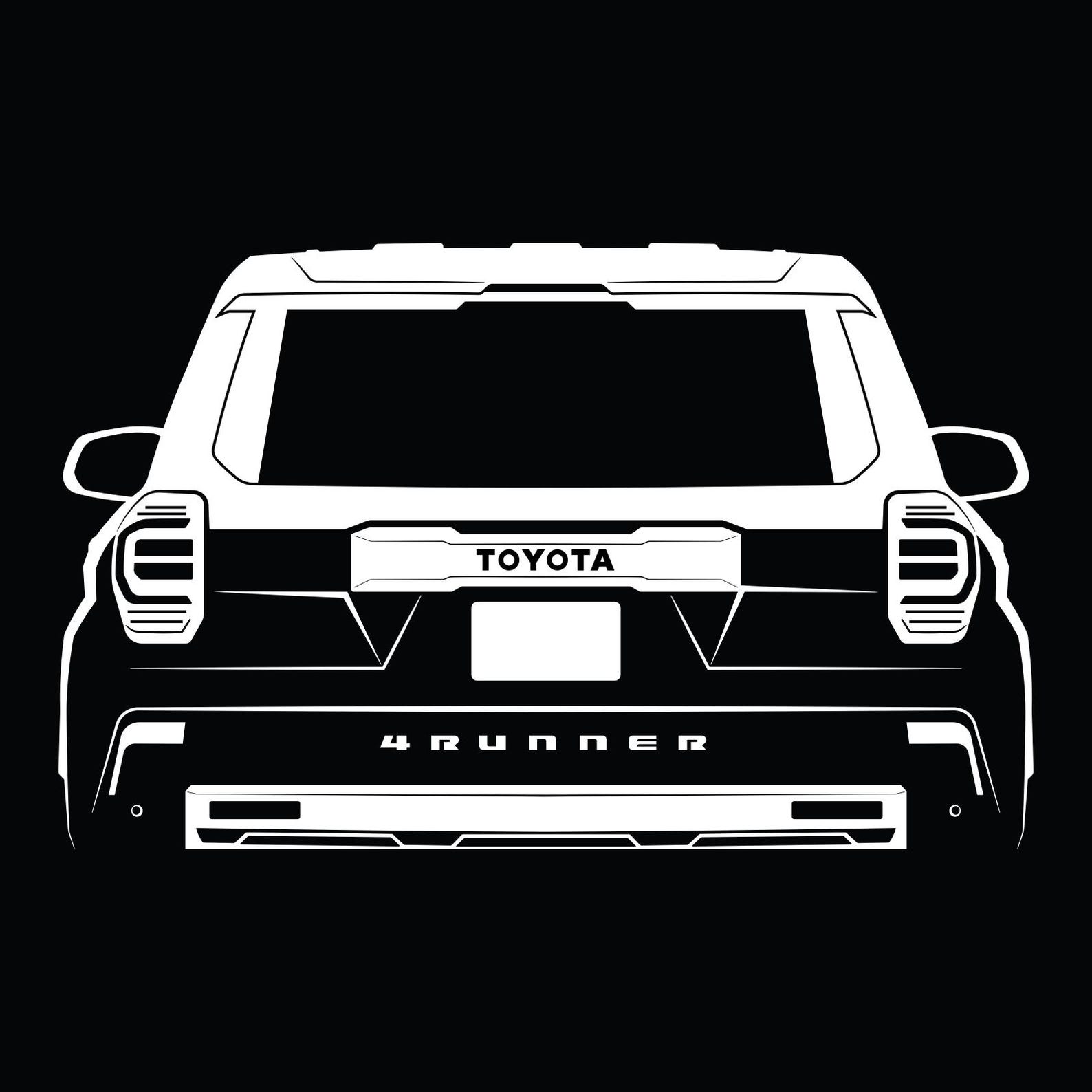 4runner (N500) Front and Rear Vector File - Etsy