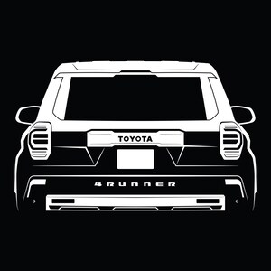 4runner (N500) Front and Rear Vector File - Etsy