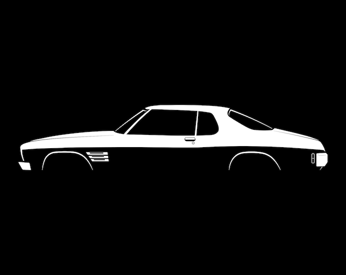 Holden 1969 HT GTS Monaro Street Machine A3 Print off Original Pencil ...