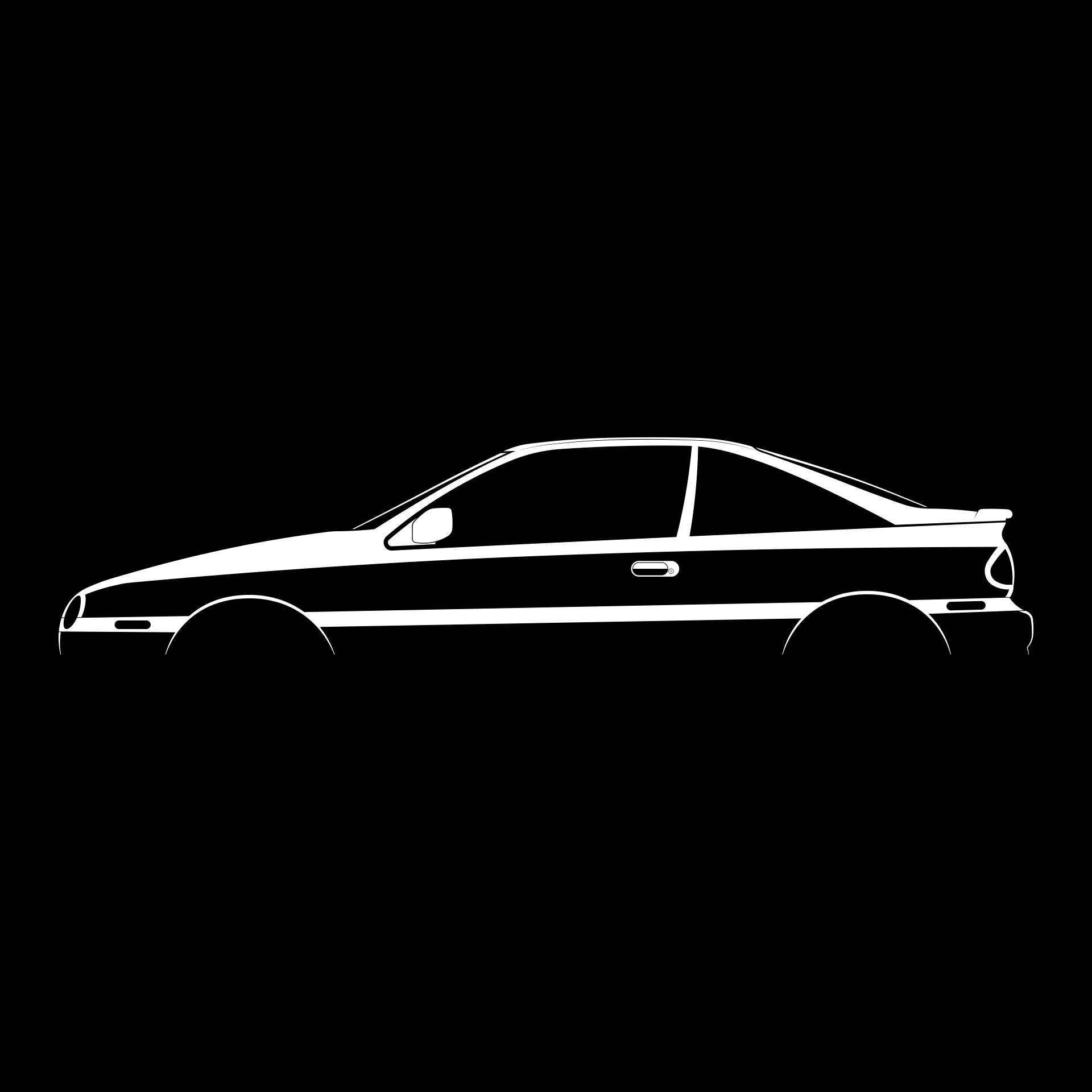 NX Coupe Silhouette Vector File - Etsy