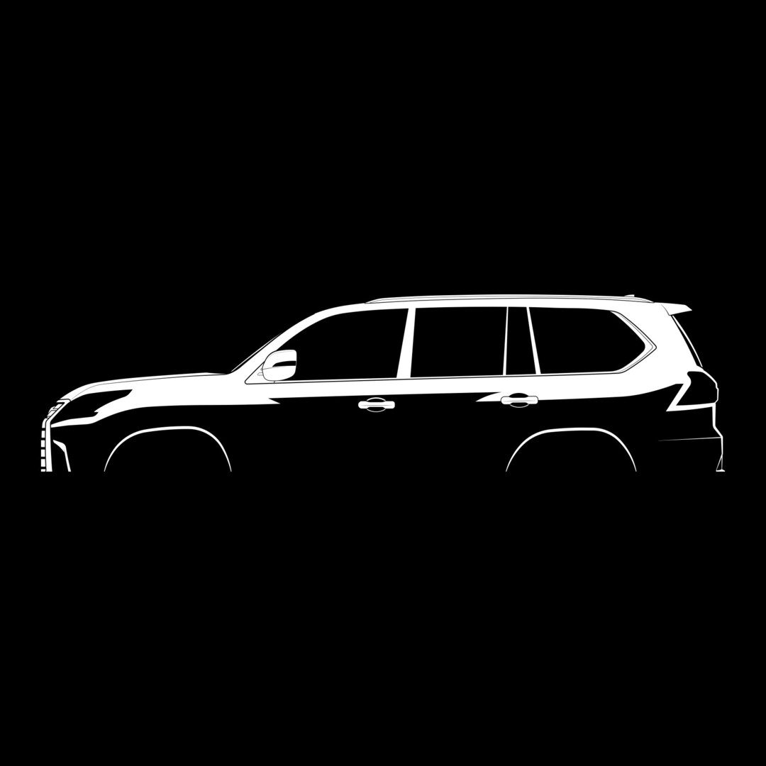 LX 570 (J200) Silhouette Vector File - Etsy