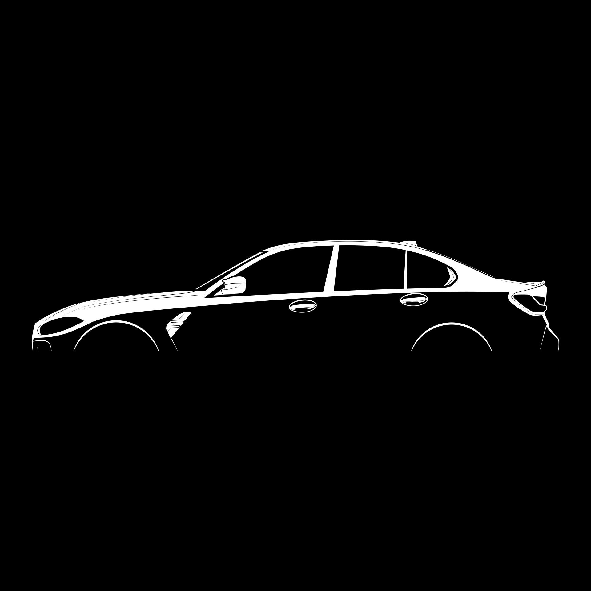 Bmw Car Silhouette Vector