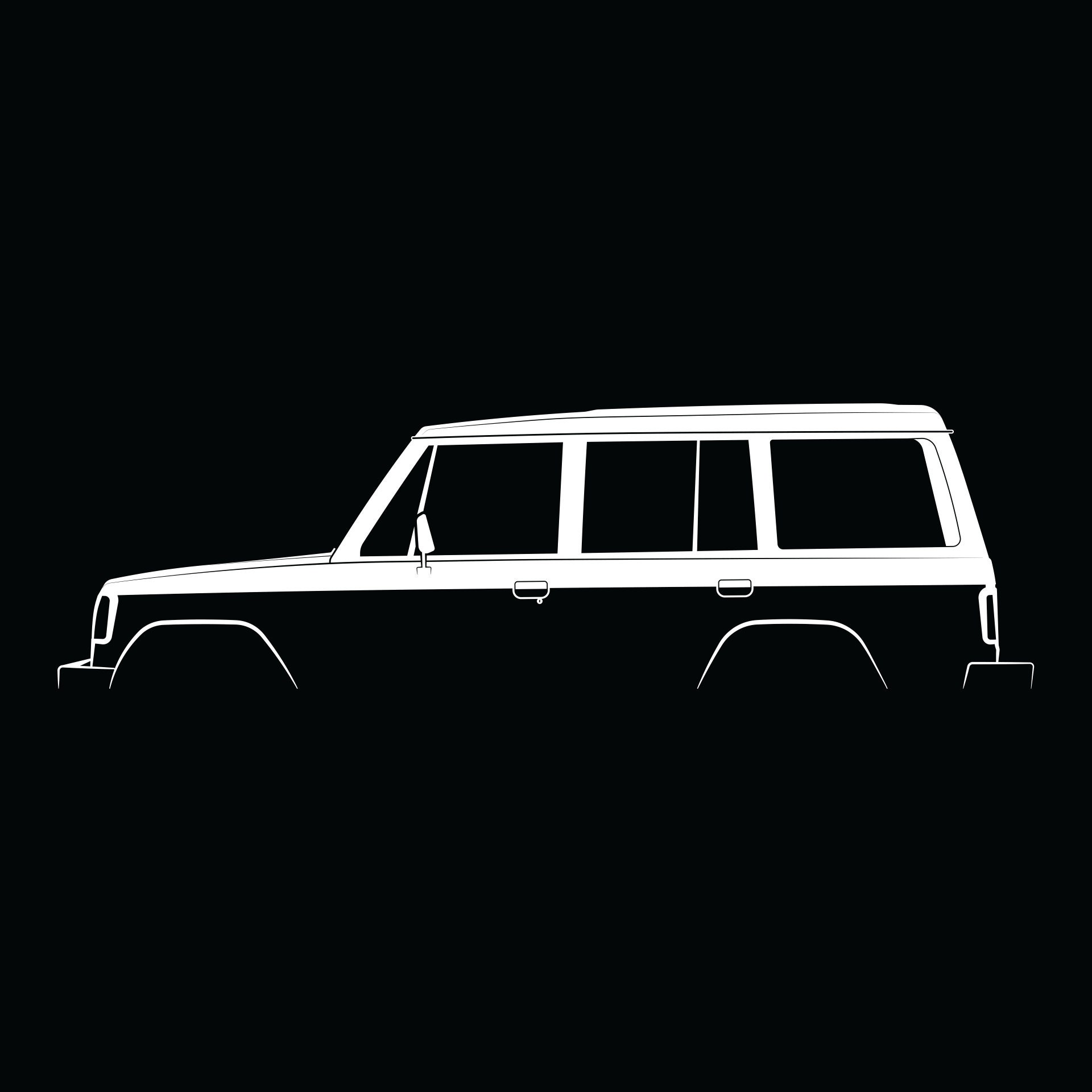 Pajero (1982) Silhouette Vector File - Etsy