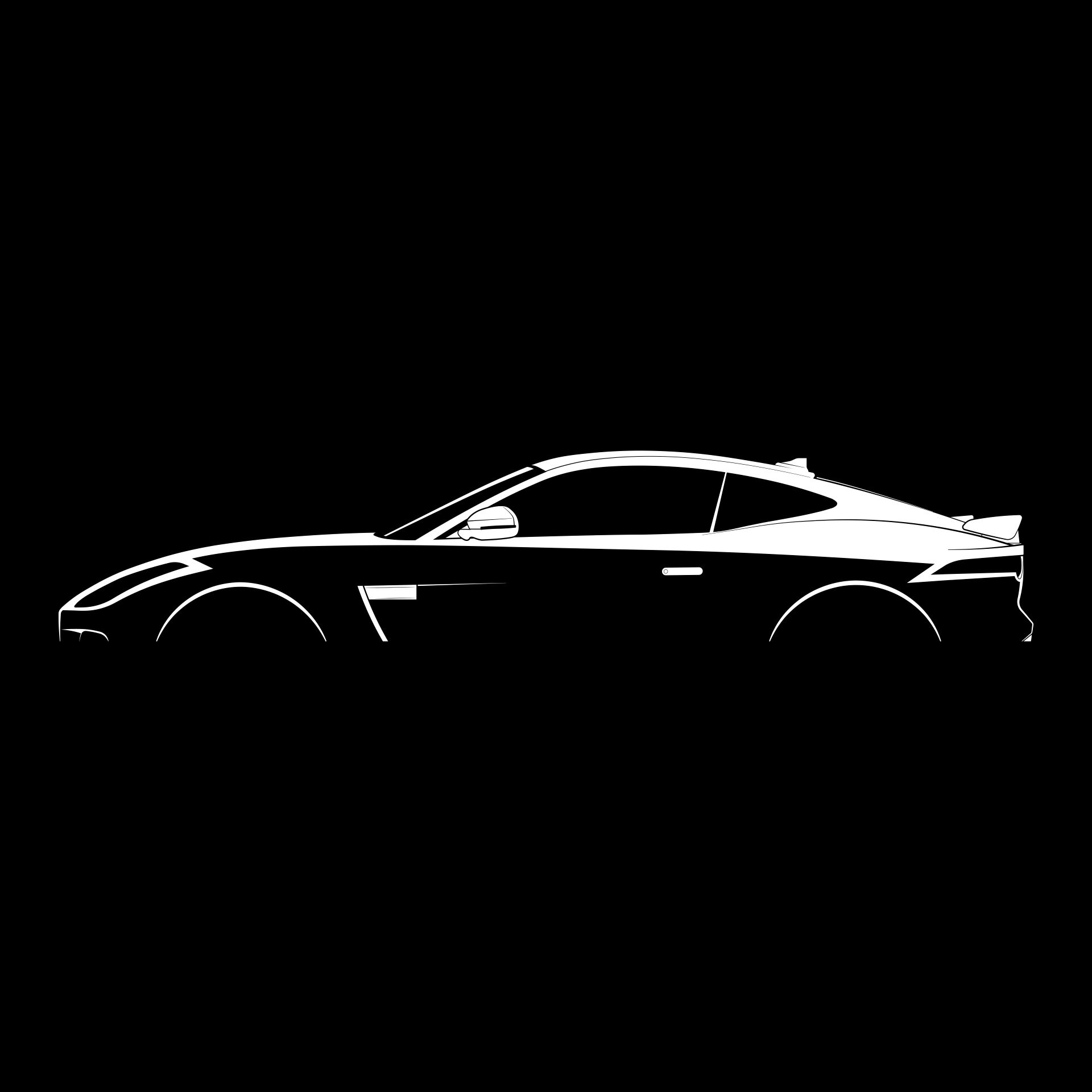 F-type/f-type R/project 7 Silhouette Vector File - Etsy