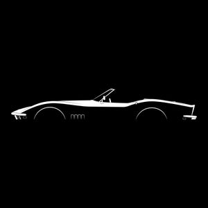 Corvette (C3) Silhouette Vector File - Etsy