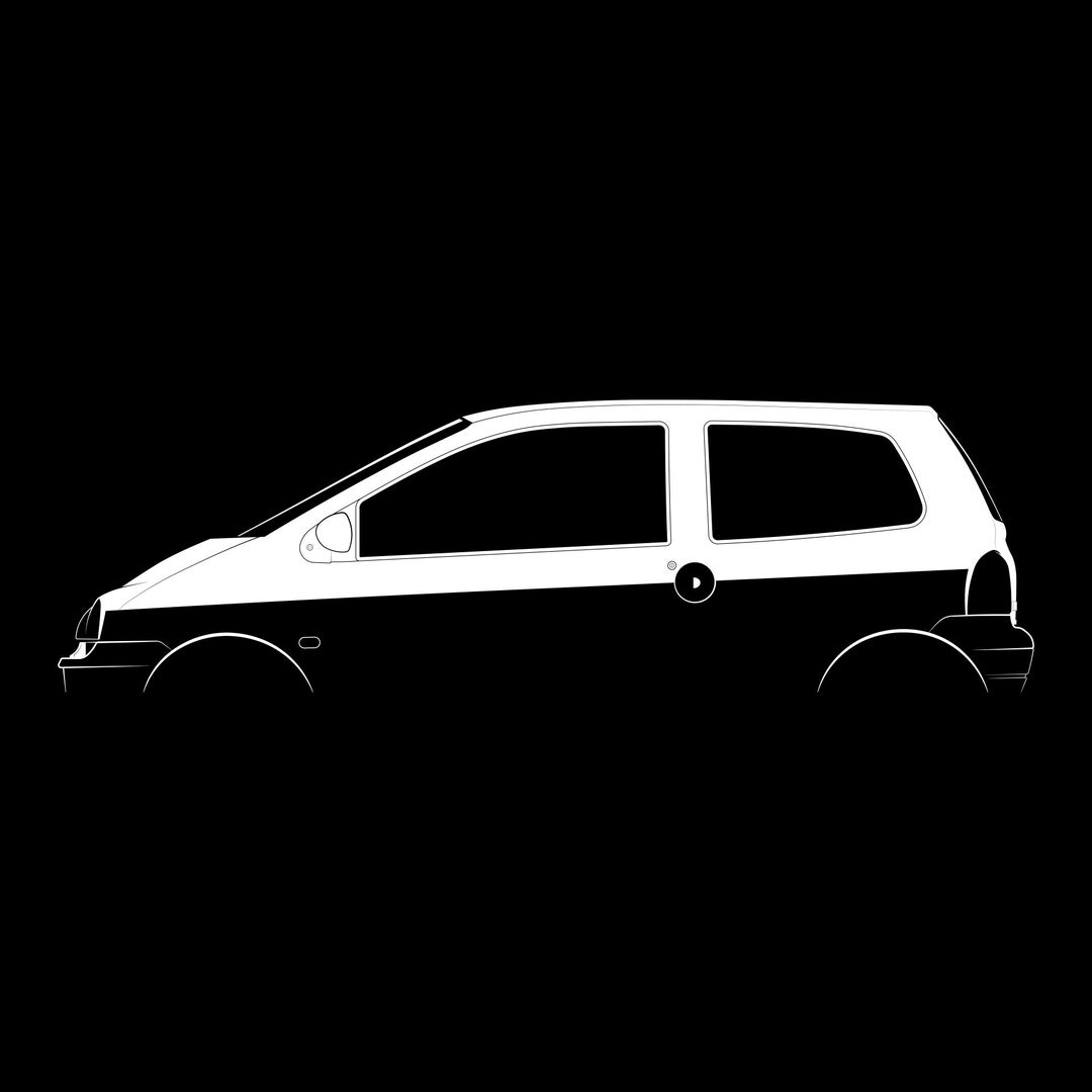Twingo (1993) Silhouette Vector File - Etsy