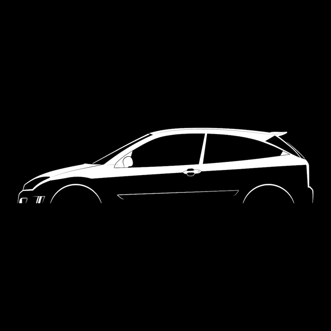 Focus RS Mk I Silhouette Vector File - Etsy