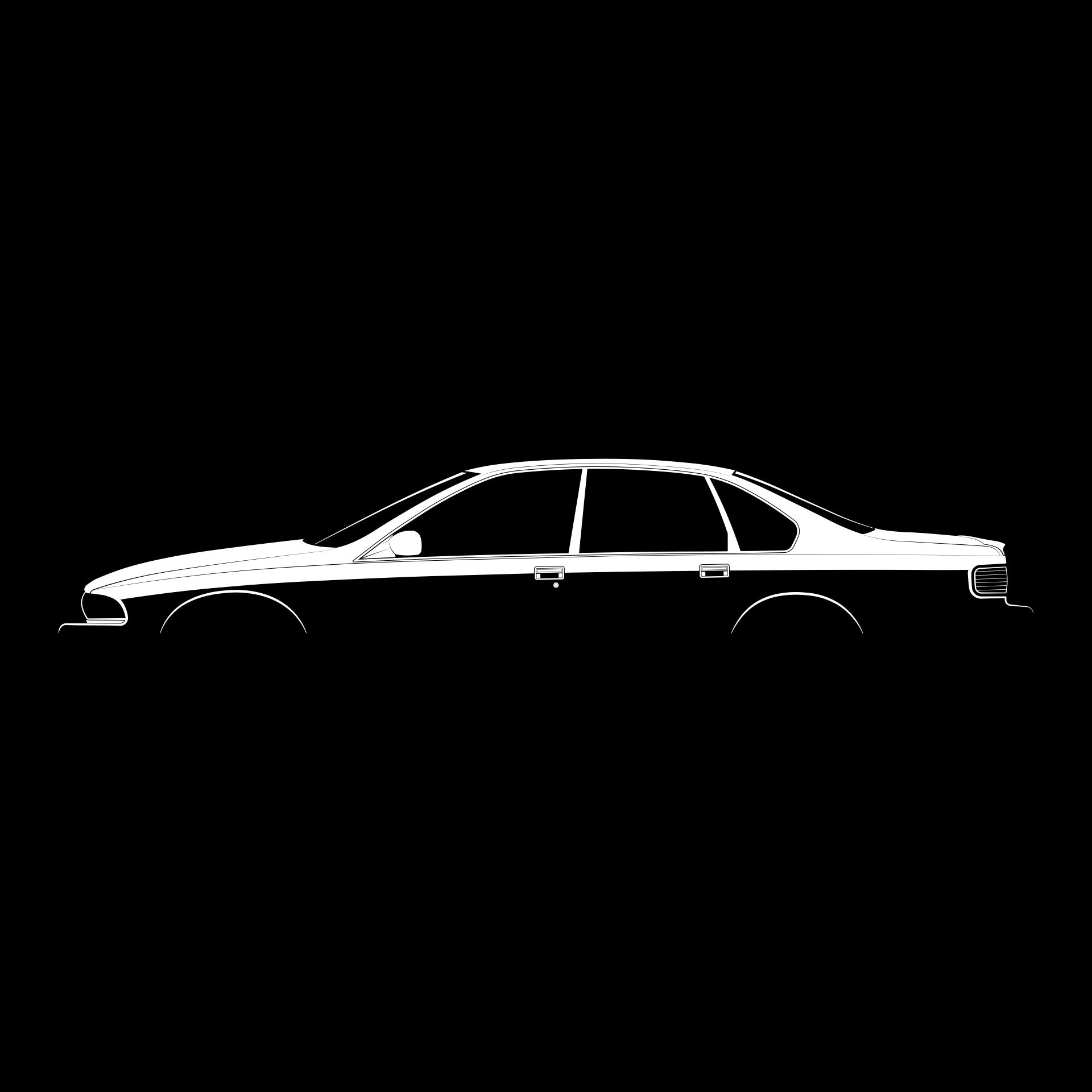 Impala SS (1994) Silhouette Vector File - Etsy