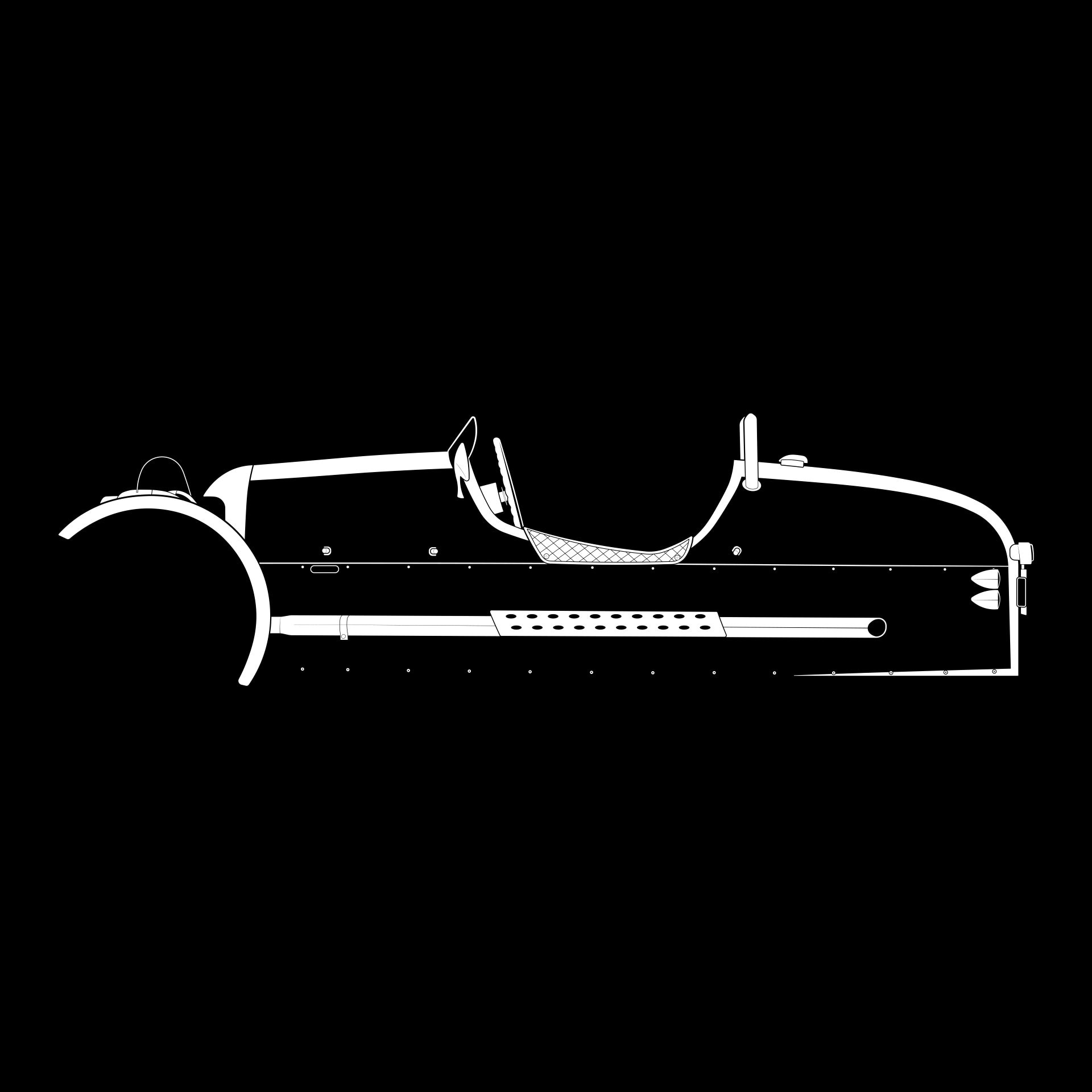 3 Wheeler Silhouette Vector File - Etsy