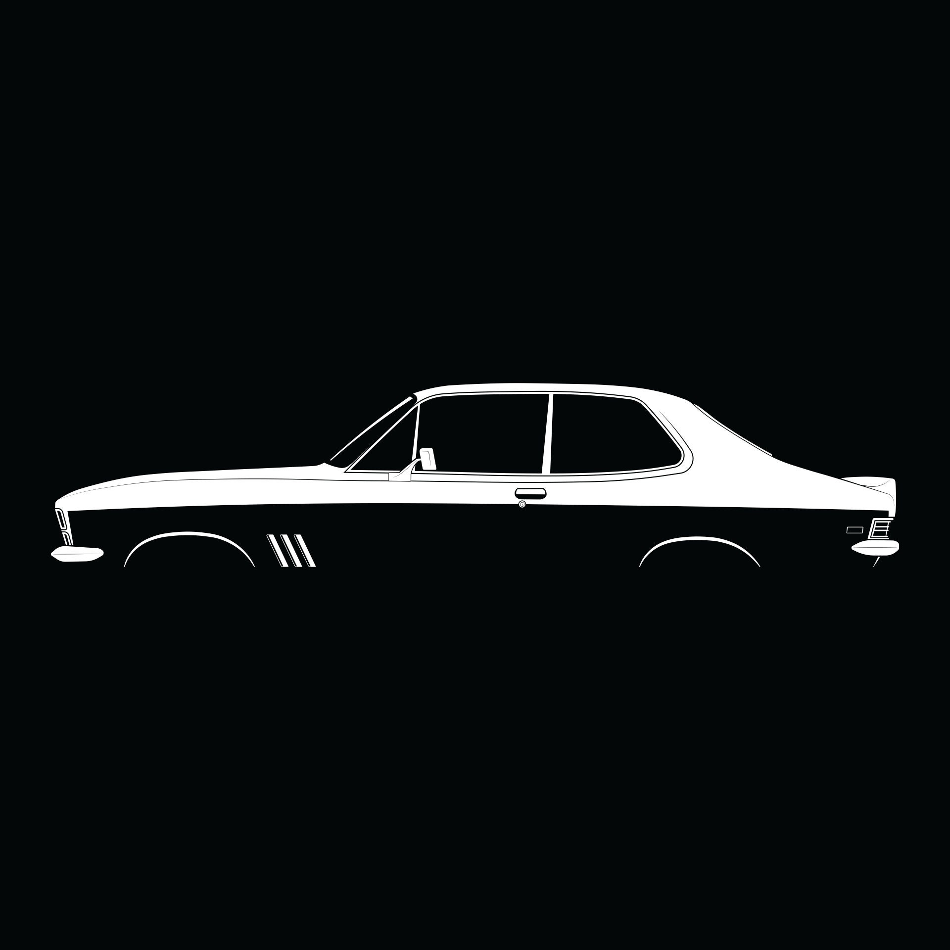 Torana XU-1 (LC/LJ) Silhouette Vector File - Etsy Australia