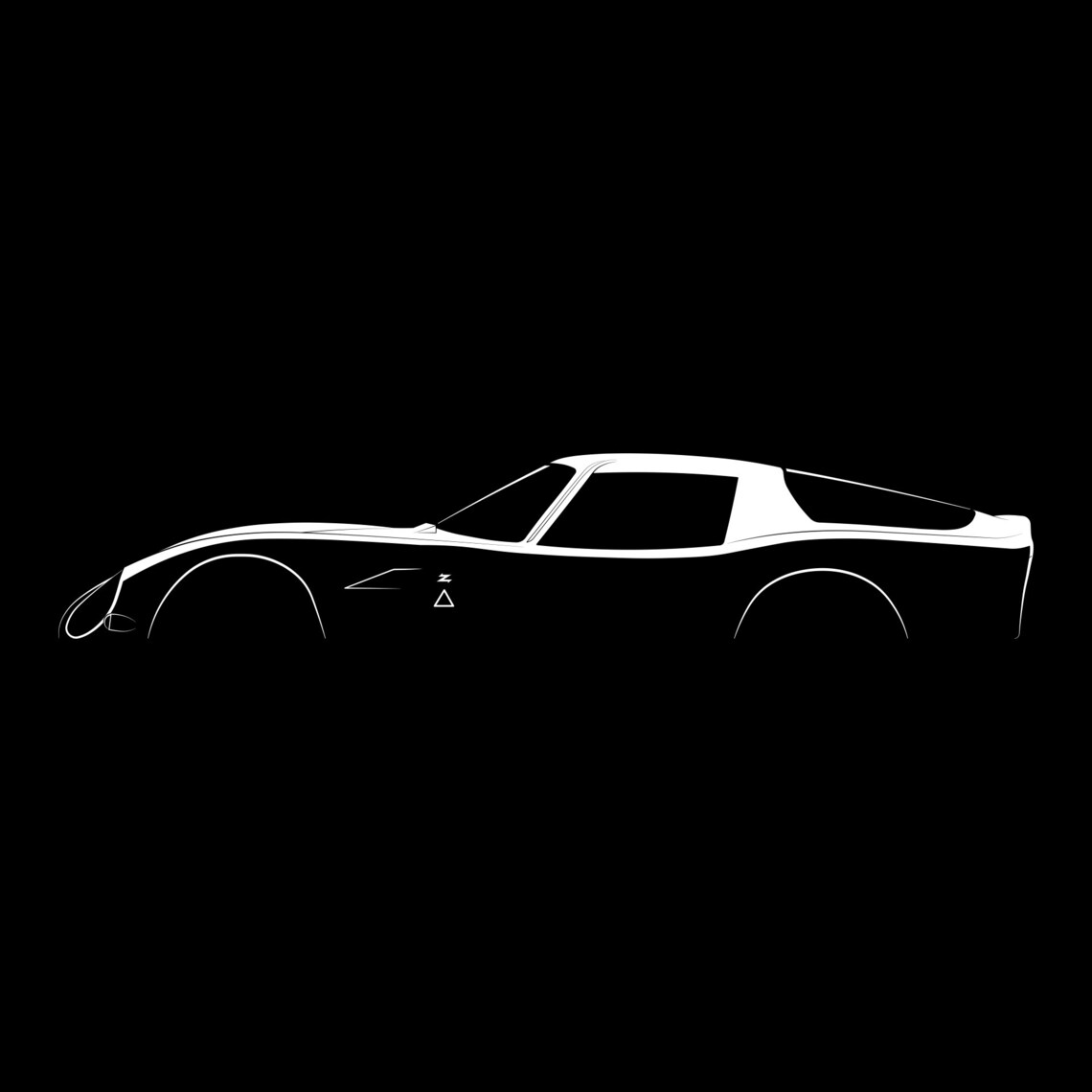 Giulia TZ2 Silhouette Vector File - Etsy